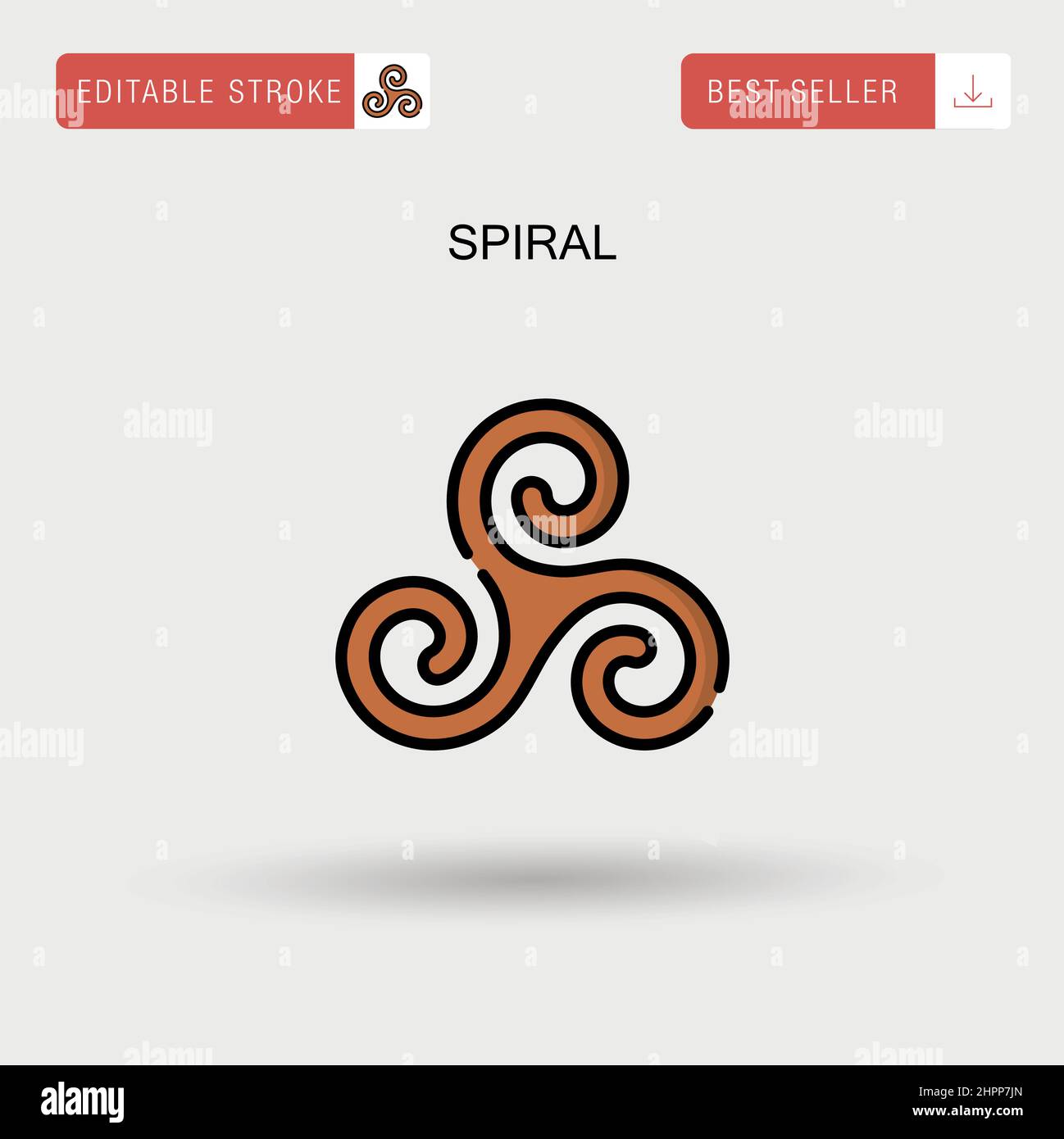 Spiral swirl twirl set Stock Vector Images - Alamy