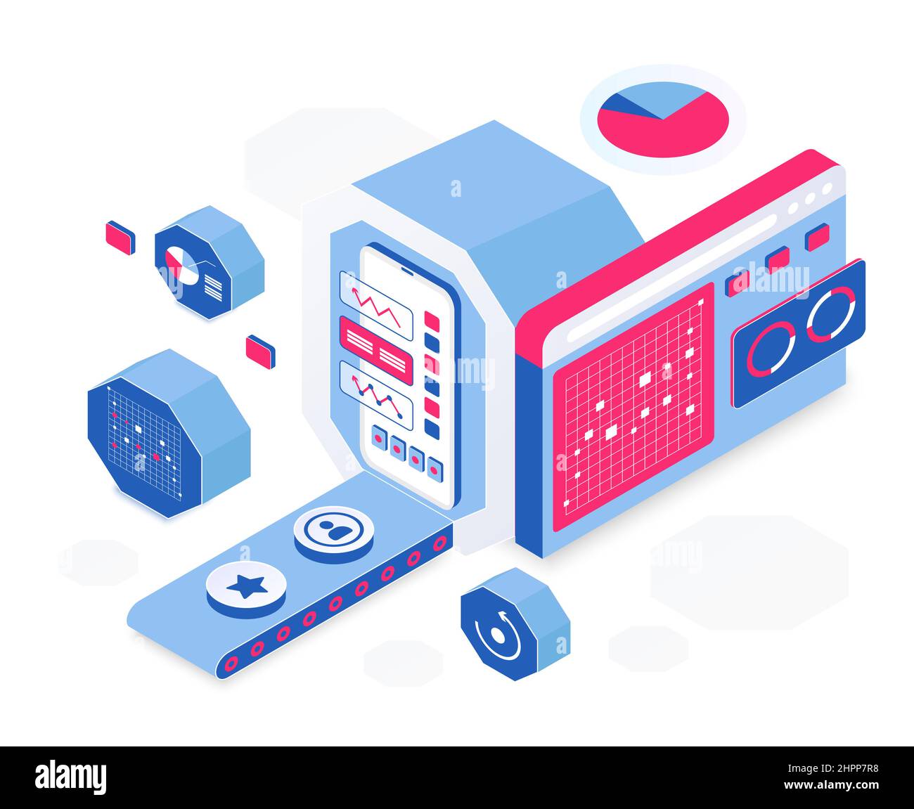 Smartphone application technical development system. Software ...