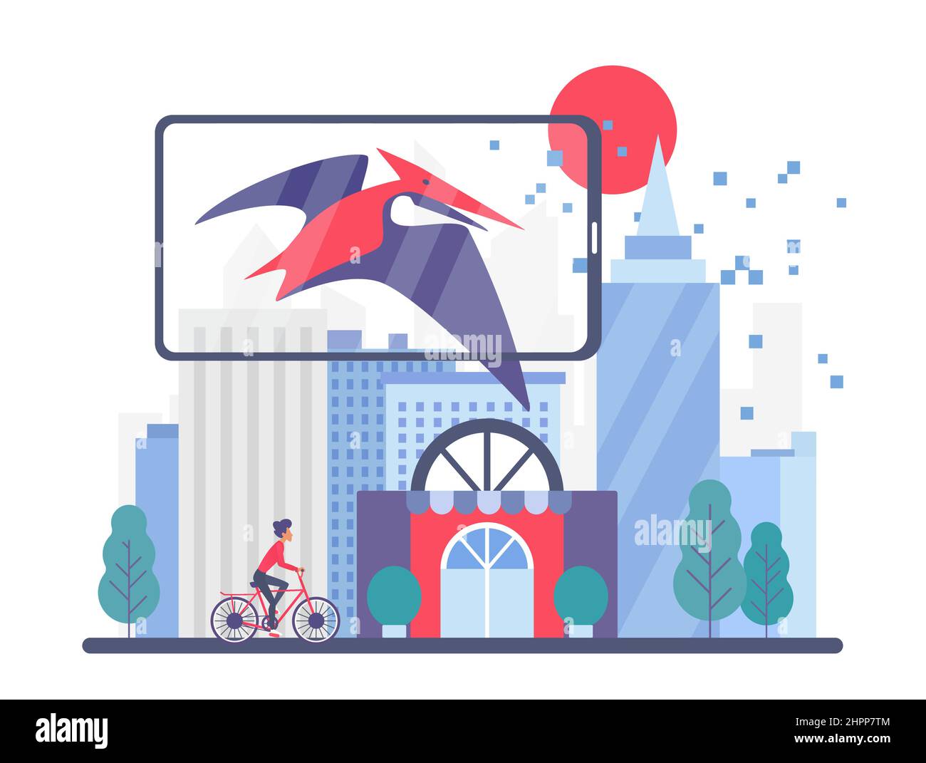 Enhanced version of real physical world with augmented reality ...