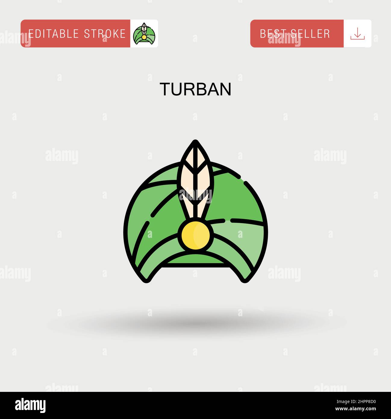 Turban Simple vector icon Stock Vector Image & Art - Alamy