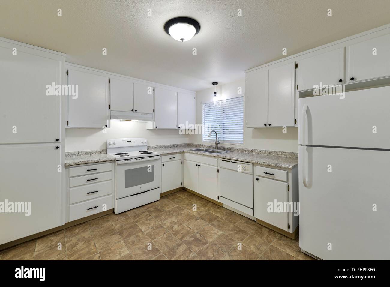 Modern residential kitchen interior Stock Photo - Alamy