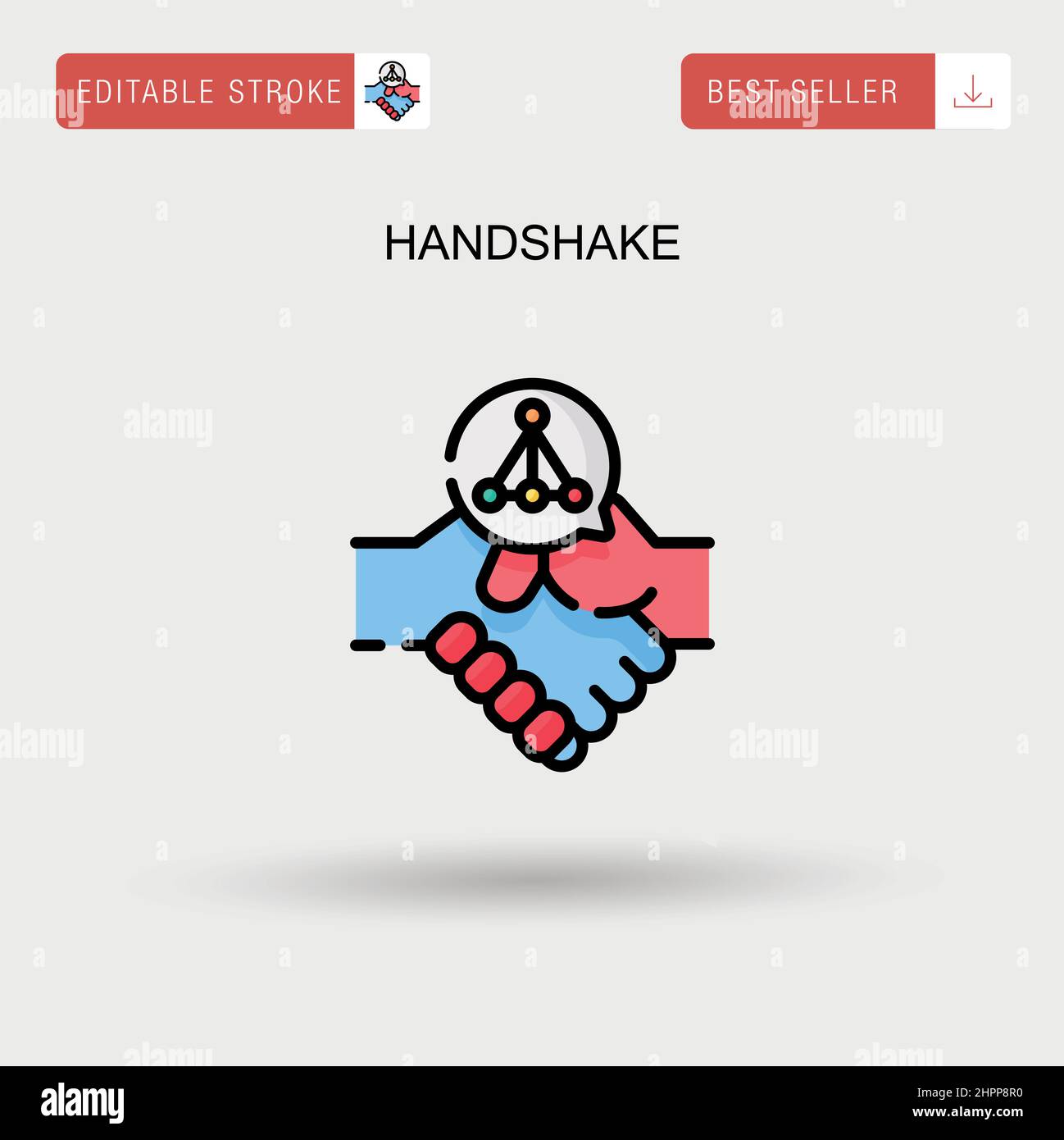 Handshake partnership Stock Vector Images - Alamy