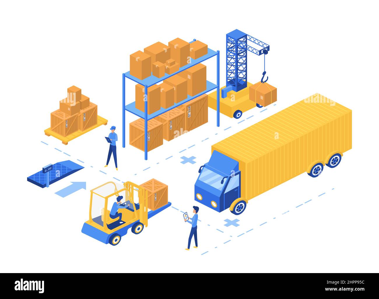 Parcels depot Stock Vector Images - Alamy