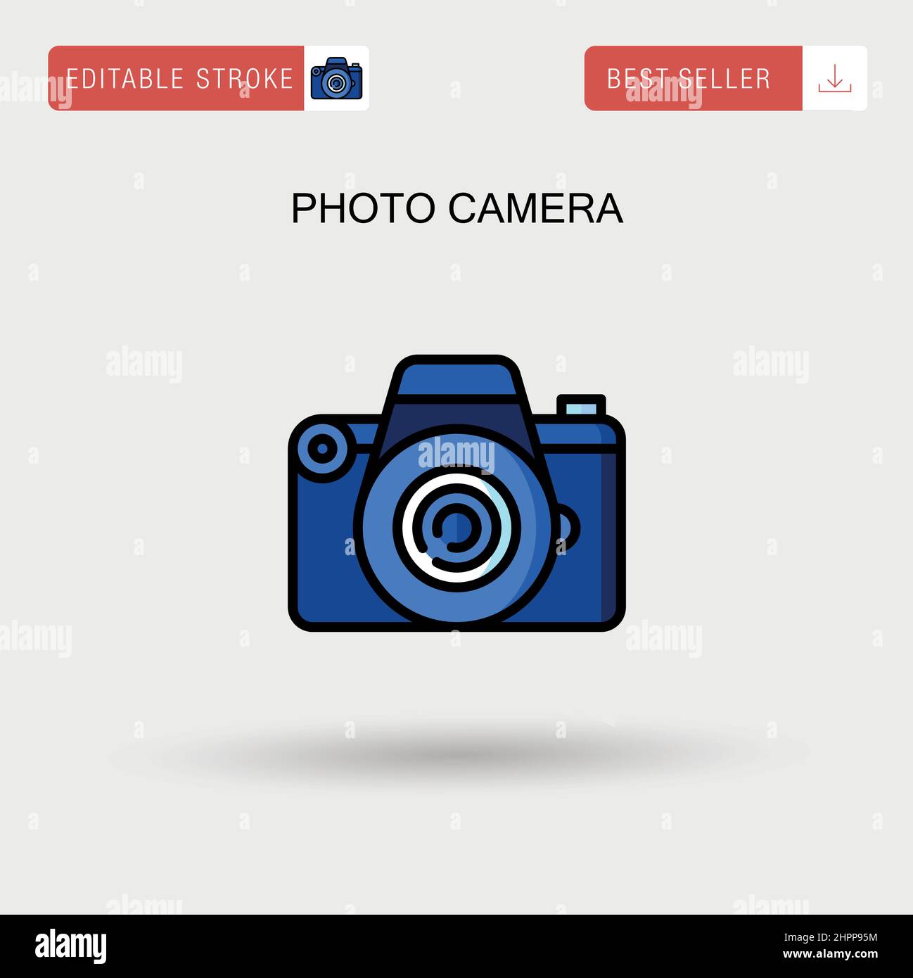 Simple icon vector film camera hi-res stock photography and images - Alamy