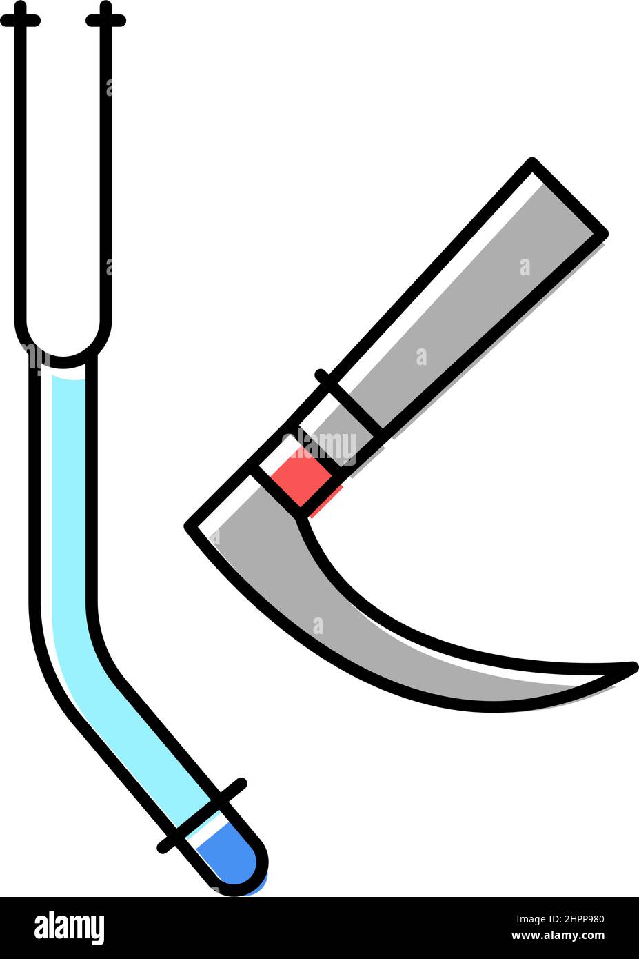 tracheal intubation tools color icon vector illustration Stock Vector ... tracheal intubation tools color icon vector illustration Stock Vector ...