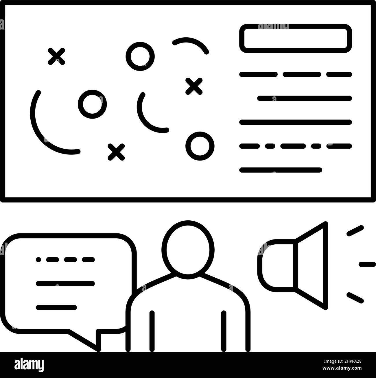 pr strategy line icon vector illustration Stock Vector Image & Art - Alamy