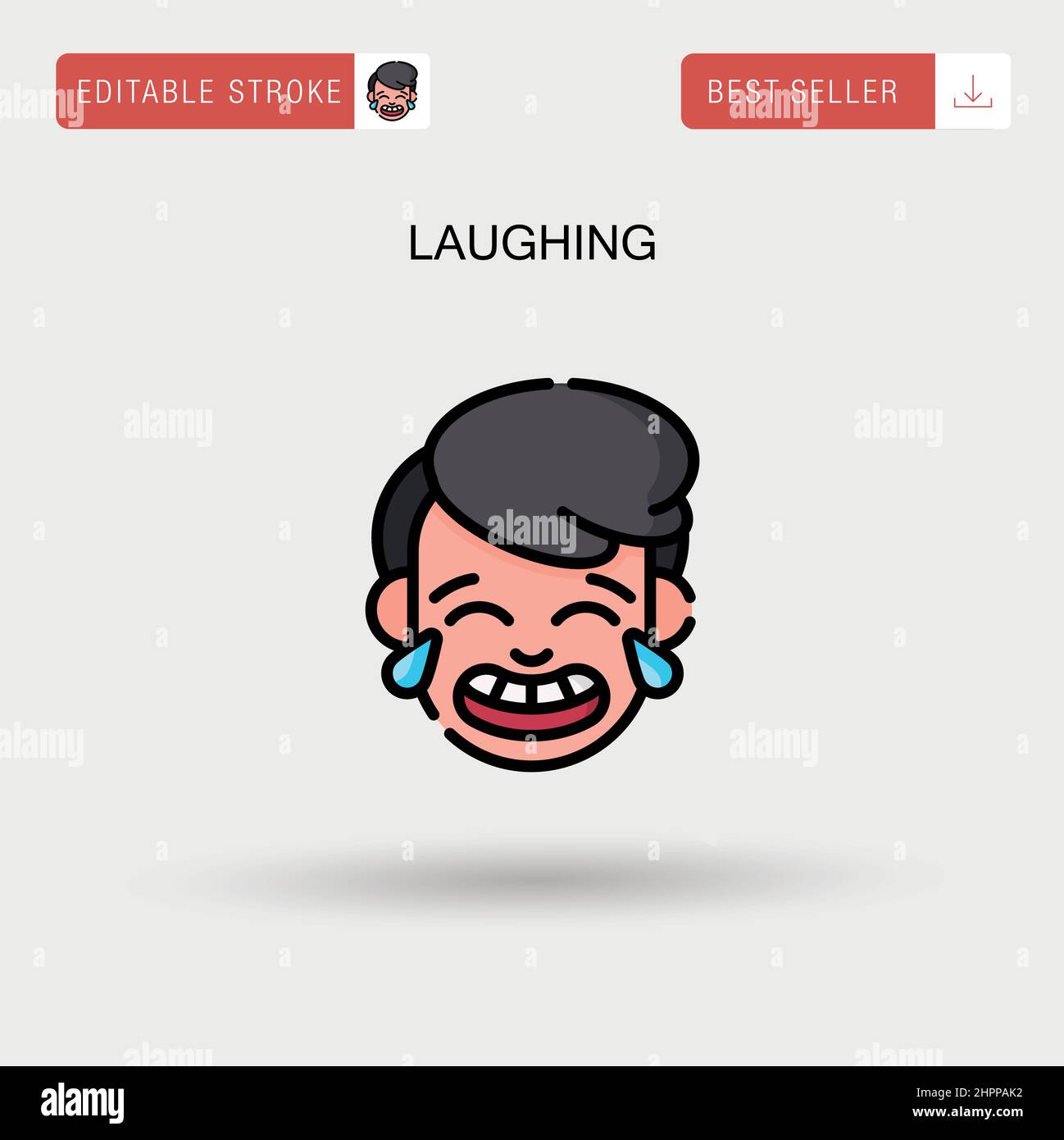 Laughing student Stock Vector Images - Alamy