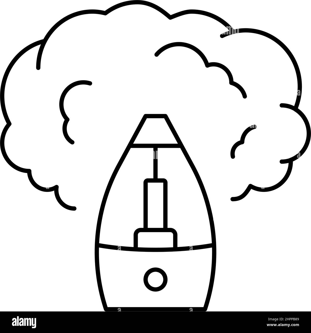 humidifier device line icon vector illustration Stock Vector Image ...