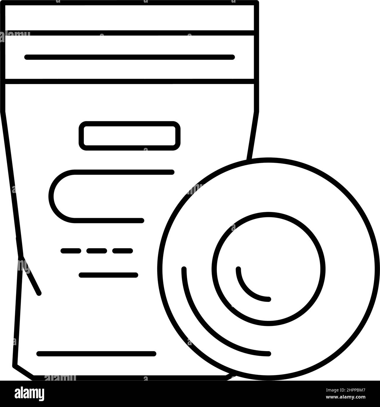 patch test skin line icon vector illustration Stock Vector Image & Art ...