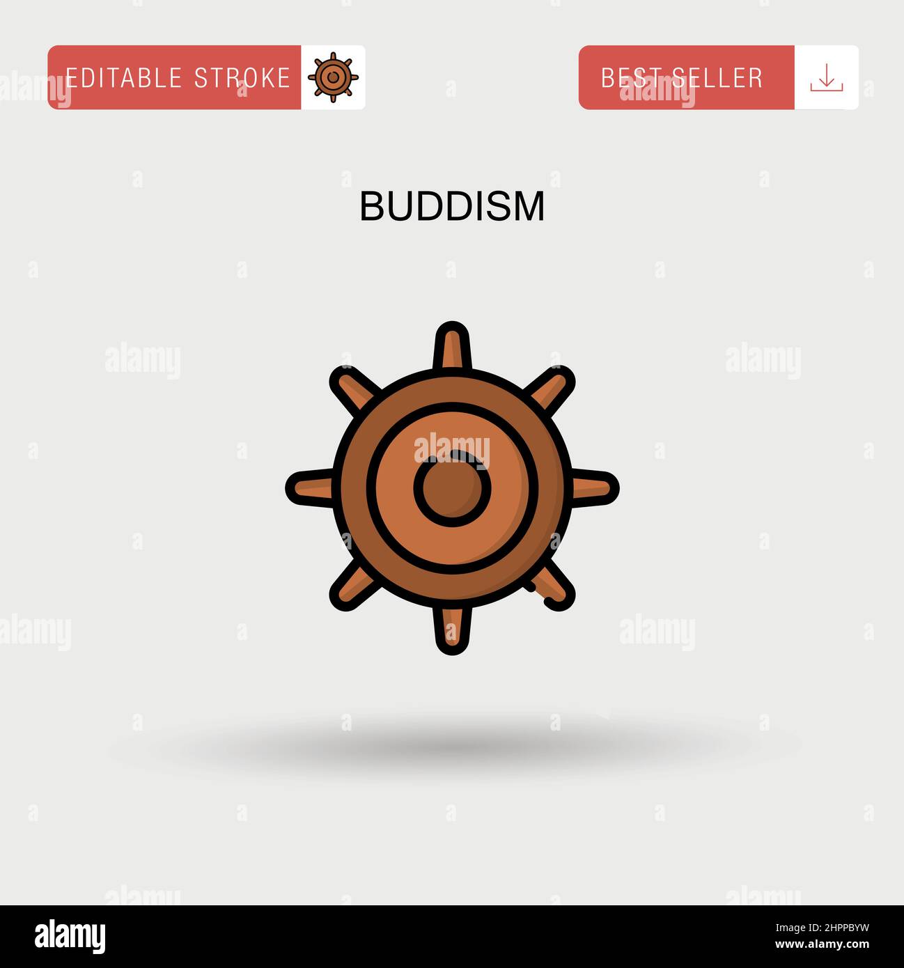 Buddism illustration hi-res stock photography and images - Alamy