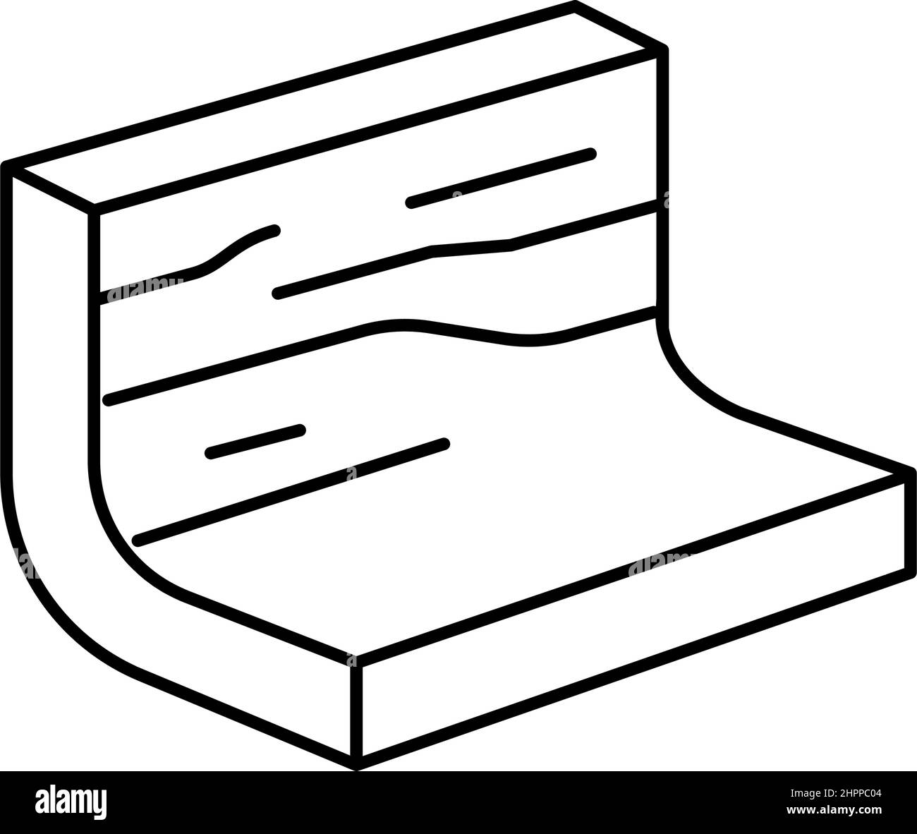 steel metal profile line icon vector illustration Stock Vector Image ...