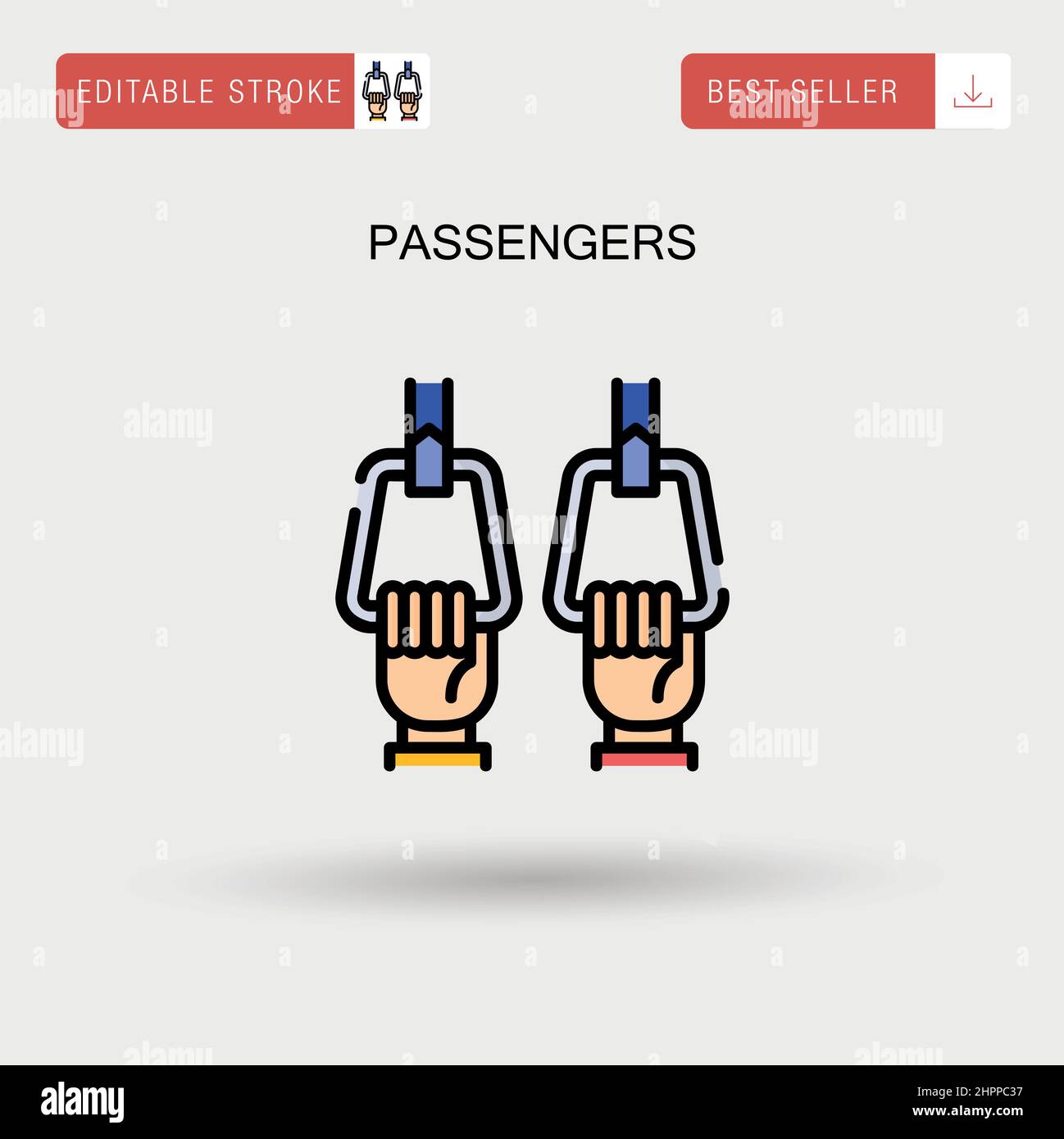 Passengers Simple vector icon Stock Vector Image & Art - Alamy