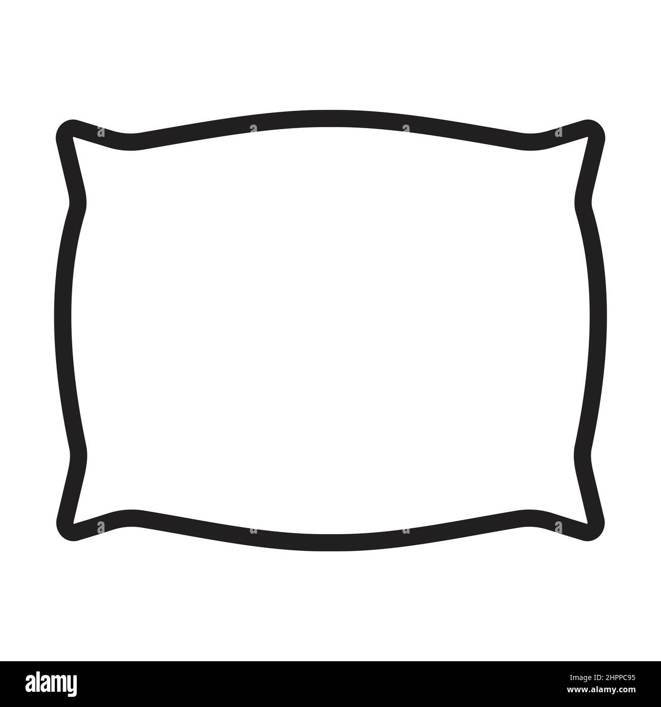 Pillow icon vector for graphic design, logo, website, social media ...