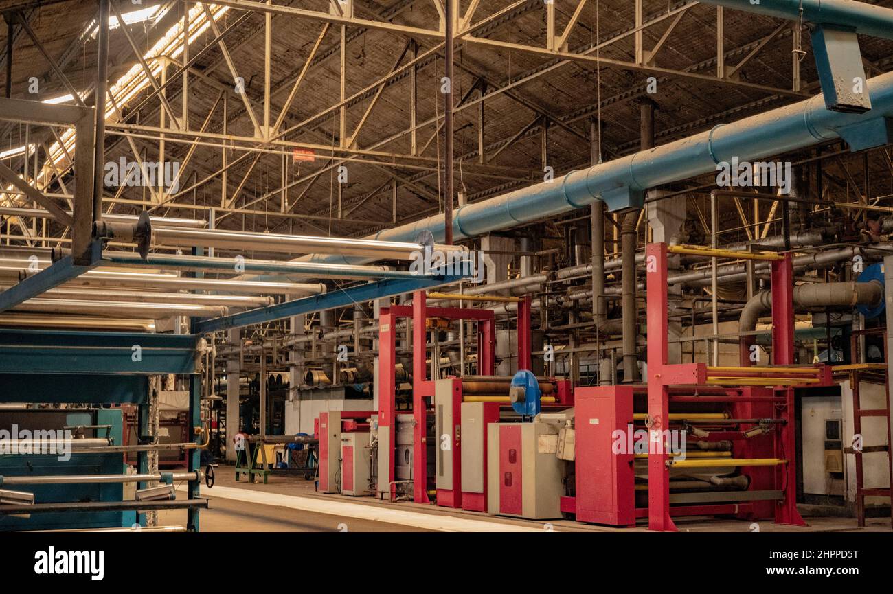 Garment factory machine and technology in Bangladesh Stock Photo - Alamy