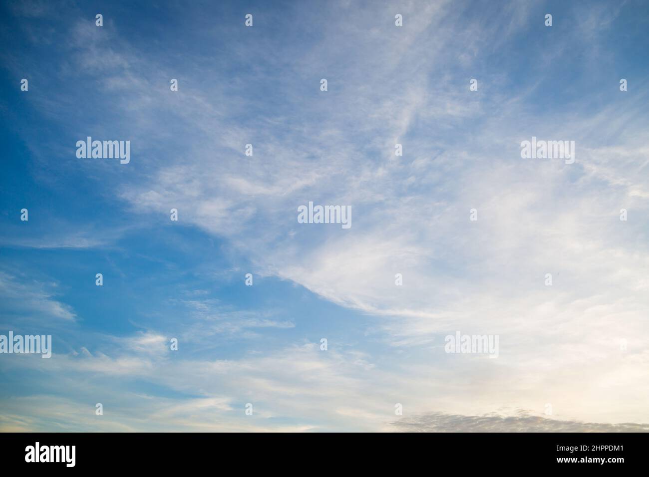 Sky and clouds before sunset background Stock Photo - Alamy