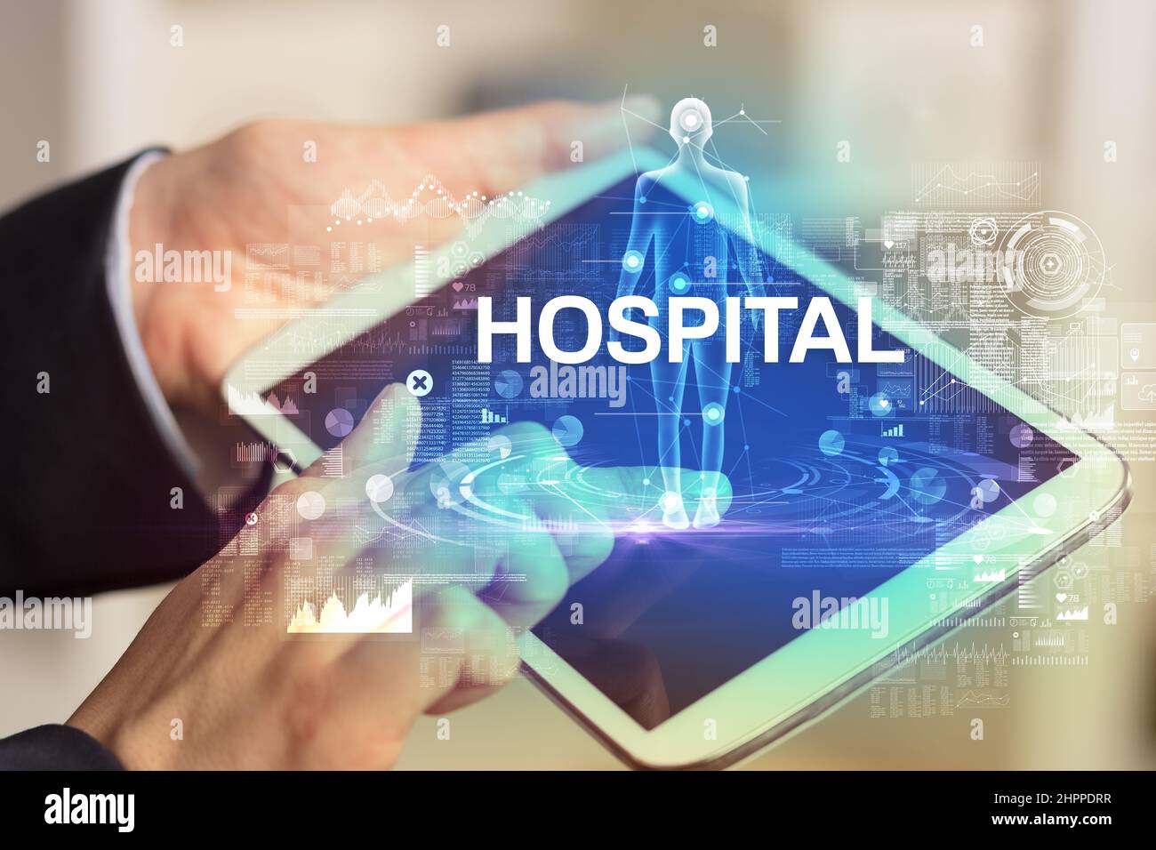 Electronic medical record, tech concept Stock Photo - Alamy