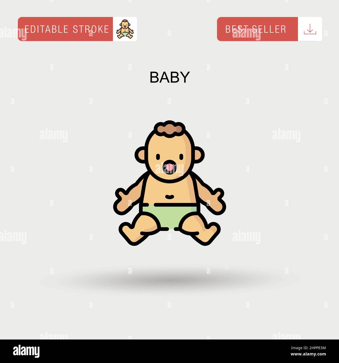 Baby simple Stock Vector Images - Alamy