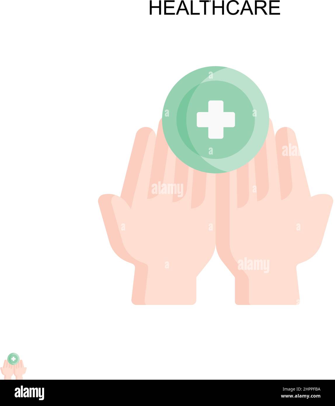 Care health healthcare icon hi-res stock photography and images - Alamy