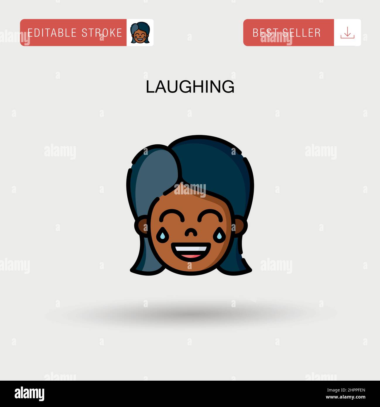Laughing Simple vector icon Stock Vector Image & Art - Alamy