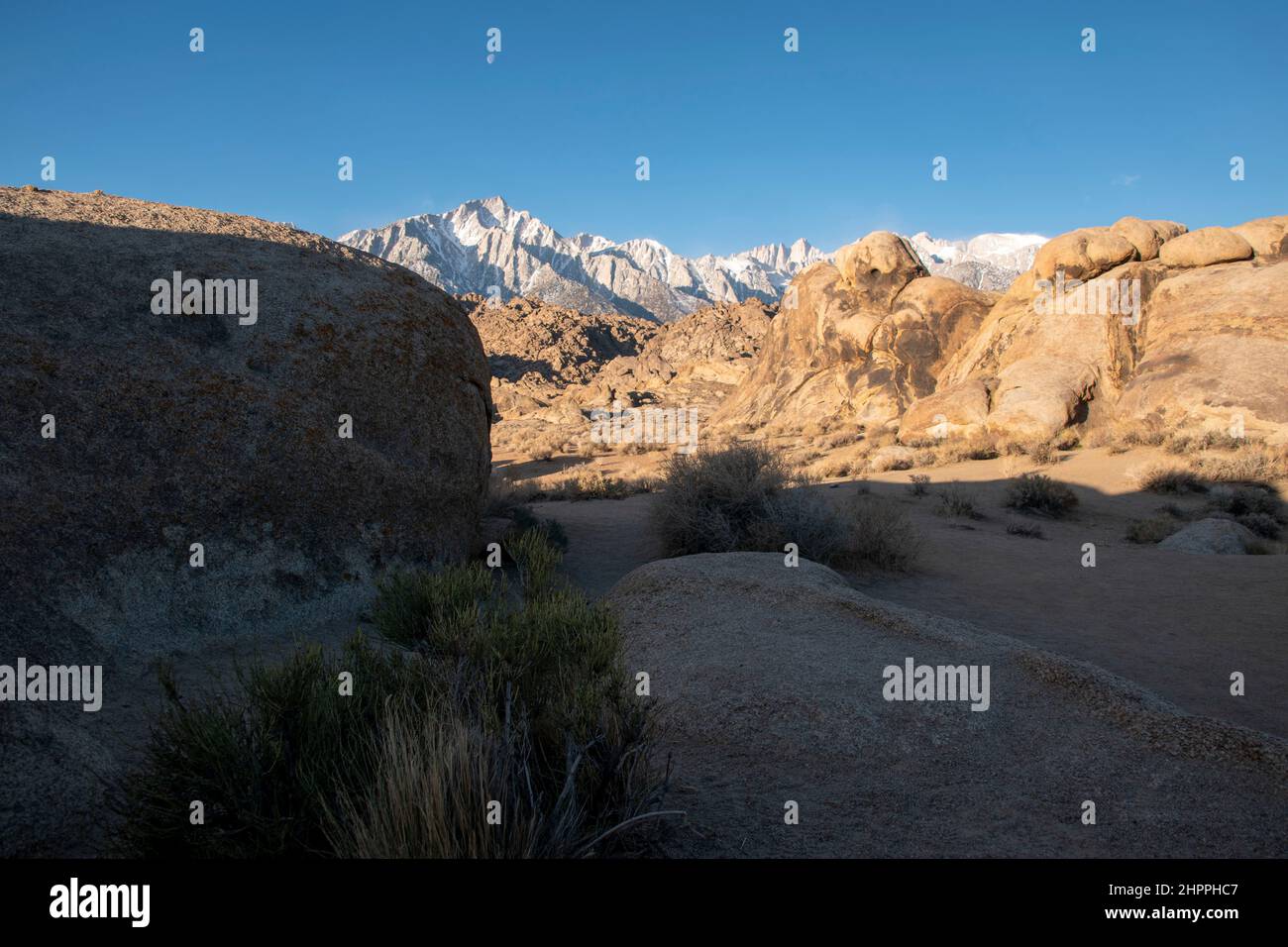 Mt. Whitney, the tallest mountain peak in the lower 48 states, stands ...