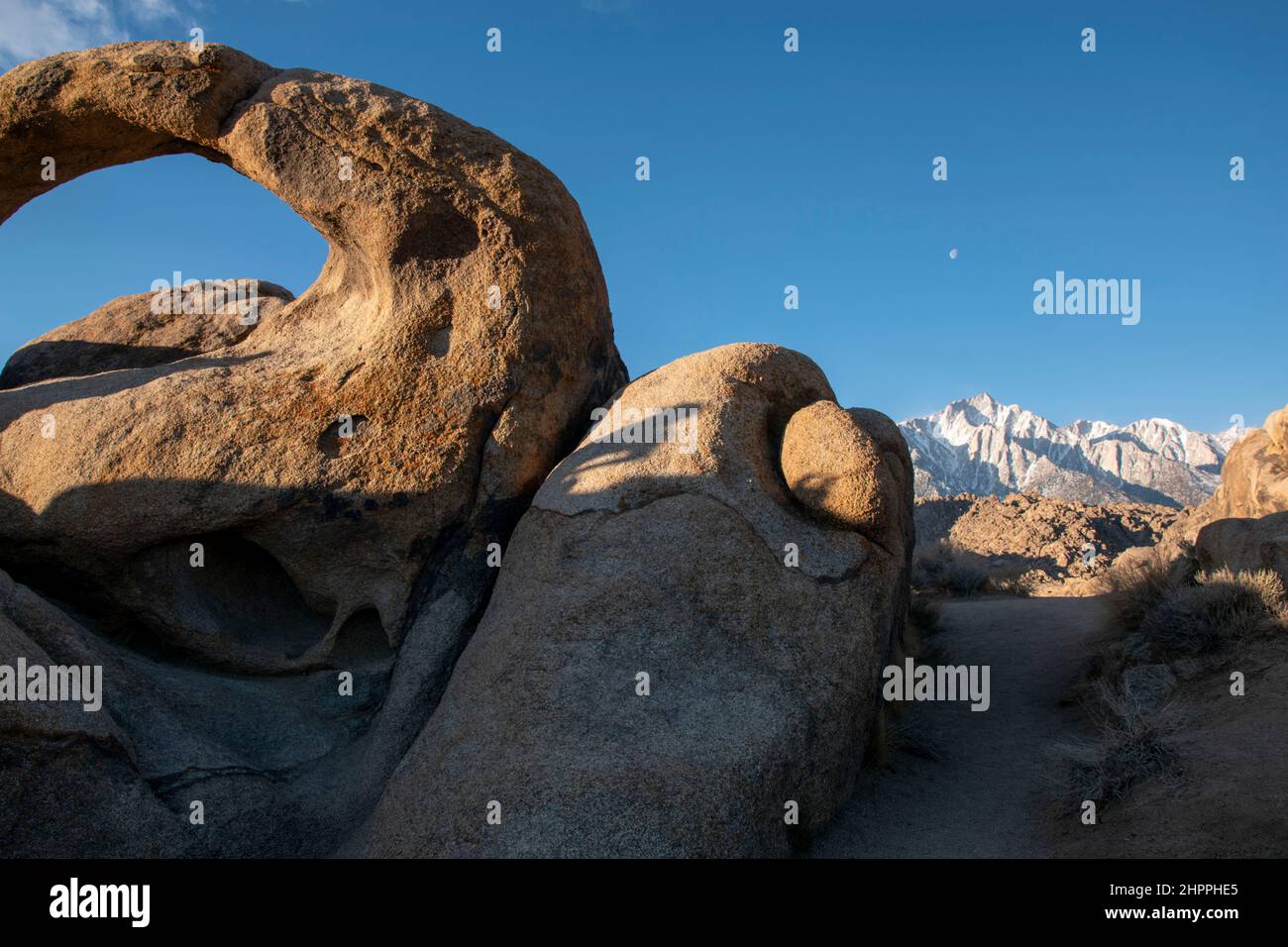 Mt. Whitney, the tallest mountain peak in the lower 48 states, stands ...