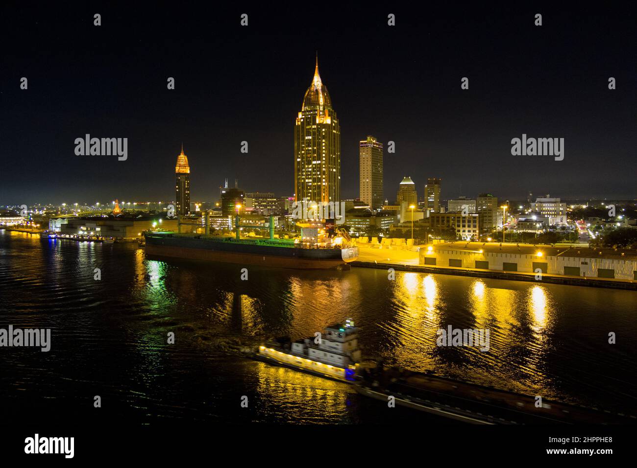 RSA Battle House Tower in downtown Mobile, Alabama Stock Photo - Alamy