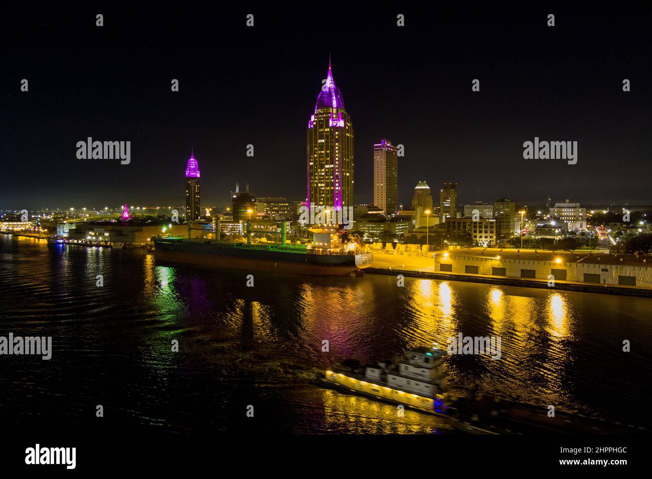 RSA Battle House Tower in downtown Mobile, Alabama Stock Photo - Alamy