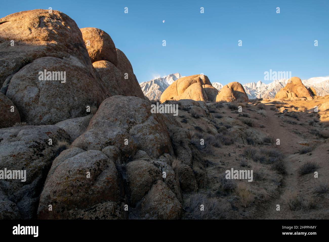 Mt. Whitney, the tallest mountain peak in the lower 48 states, stands ...