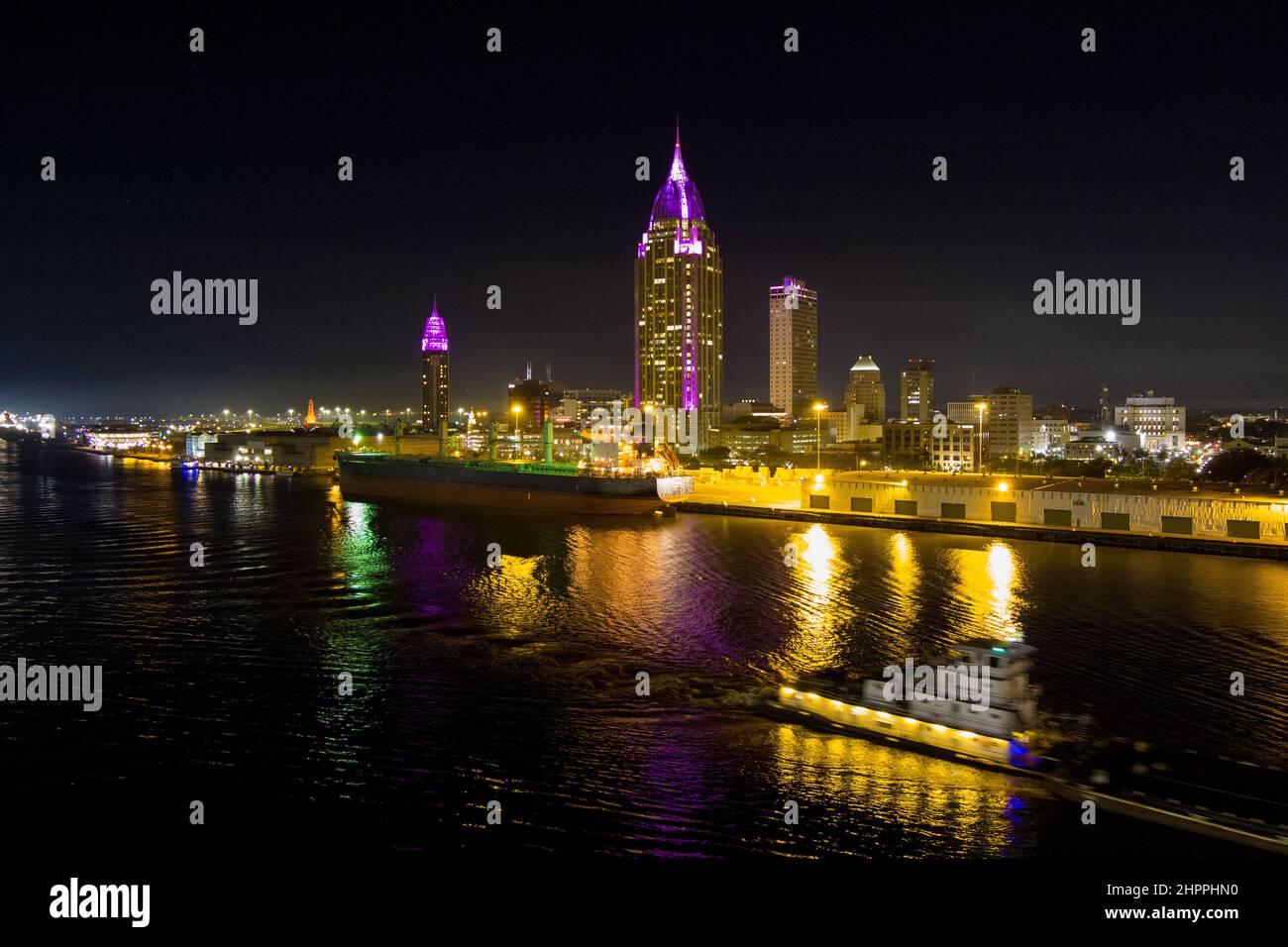 RSA Battle House Tower in downtown Mobile, Alabama Stock Photo - Alamy