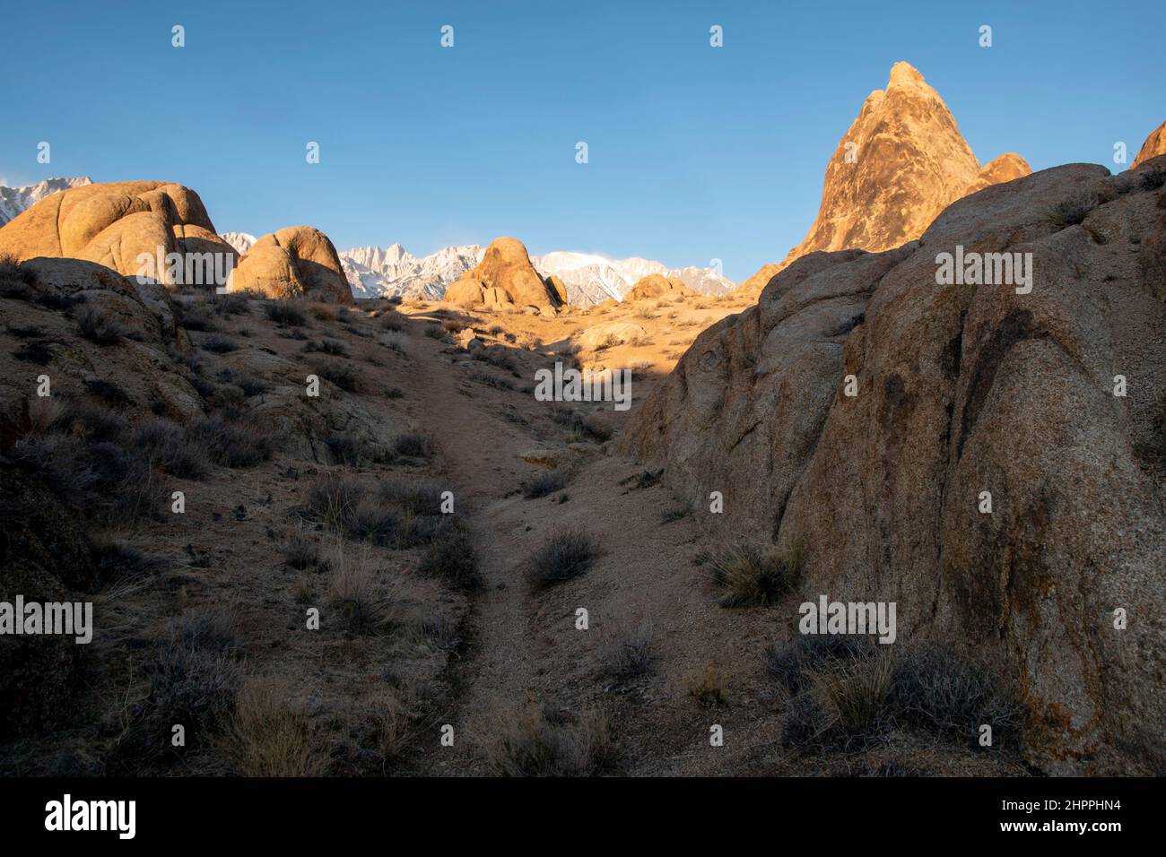 Mt. Whitney, the tallest mountain peak in the lower 48 states, stands ...