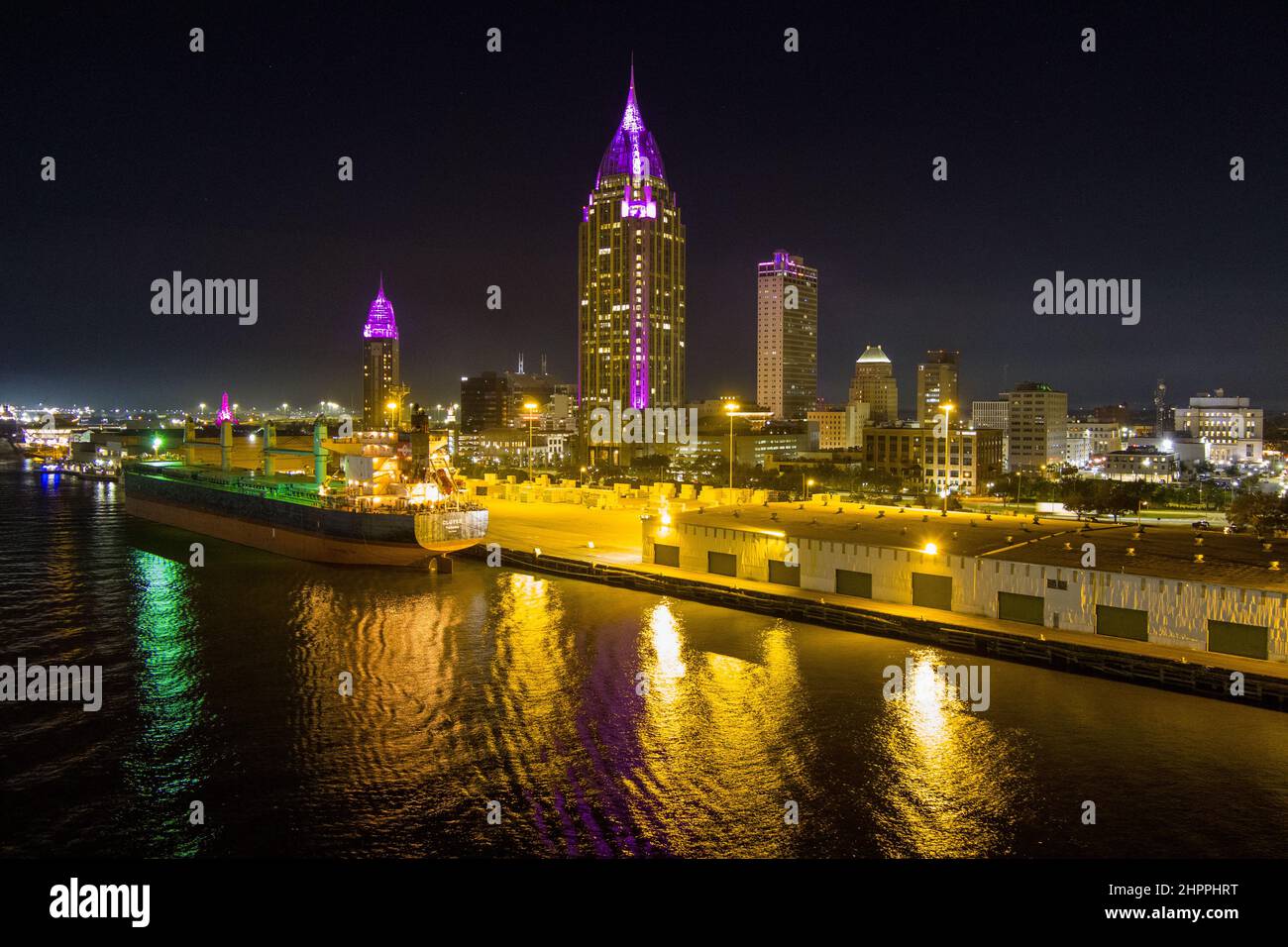 RSA Battle House Tower in downtown Mobile, Alabama Stock Photo - Alamy
