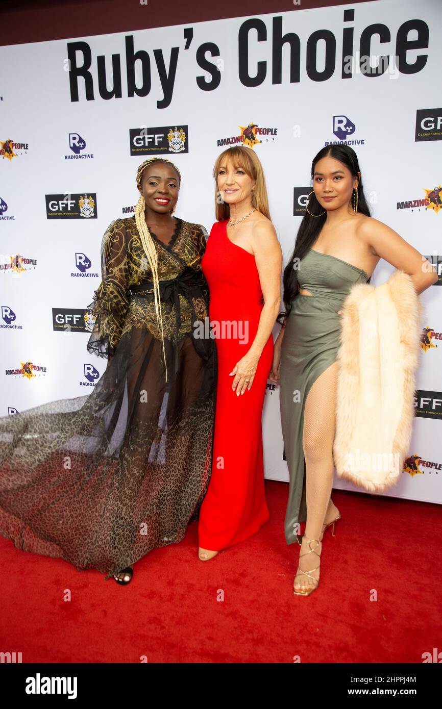 Sydney, Australia. 22nd February 2022. Award-winning actress and former Bond girl Jane Seymour ...