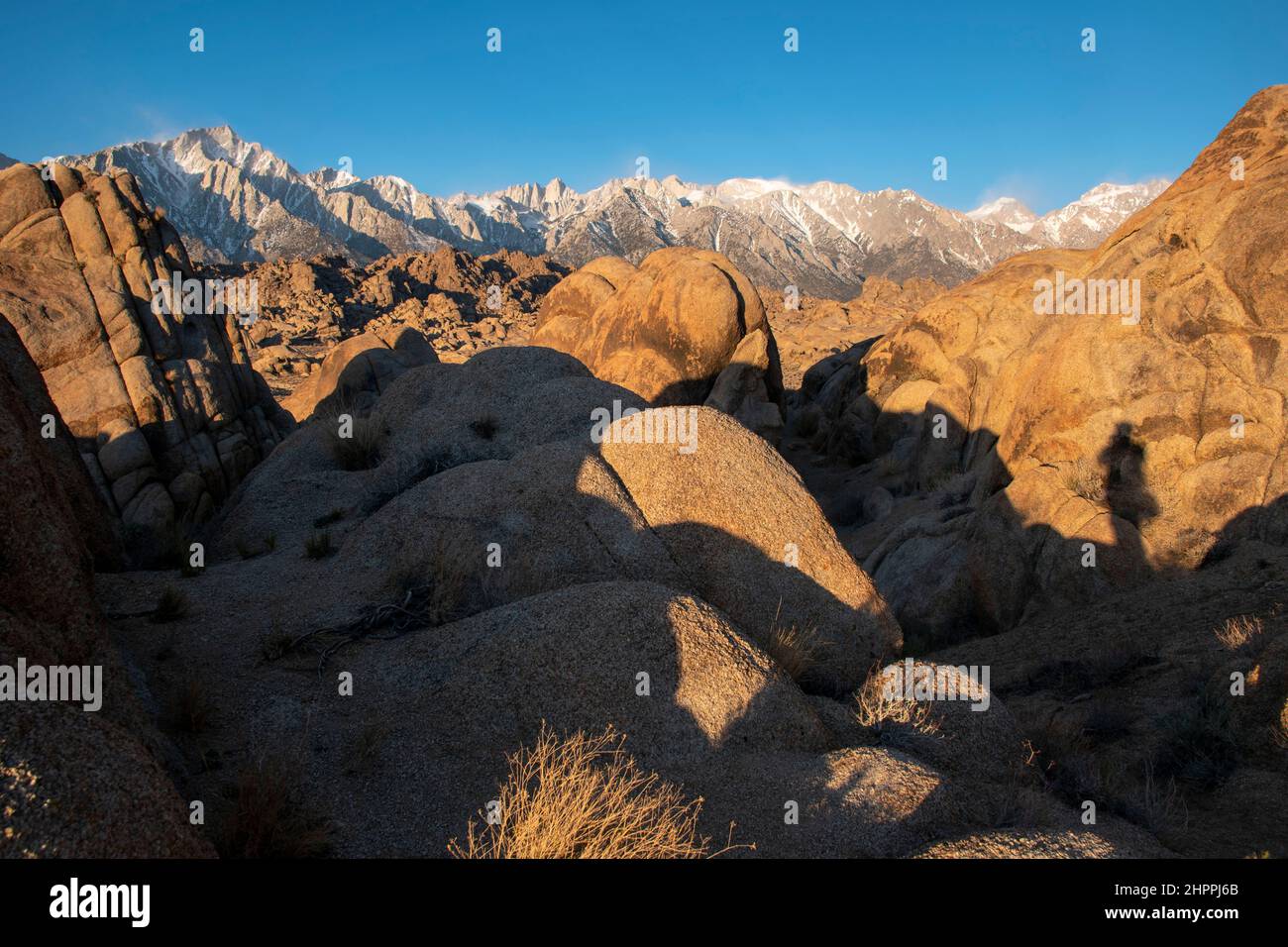 Mt. Whitney, the tallest mountain peak in the lower 48 states, stands ...