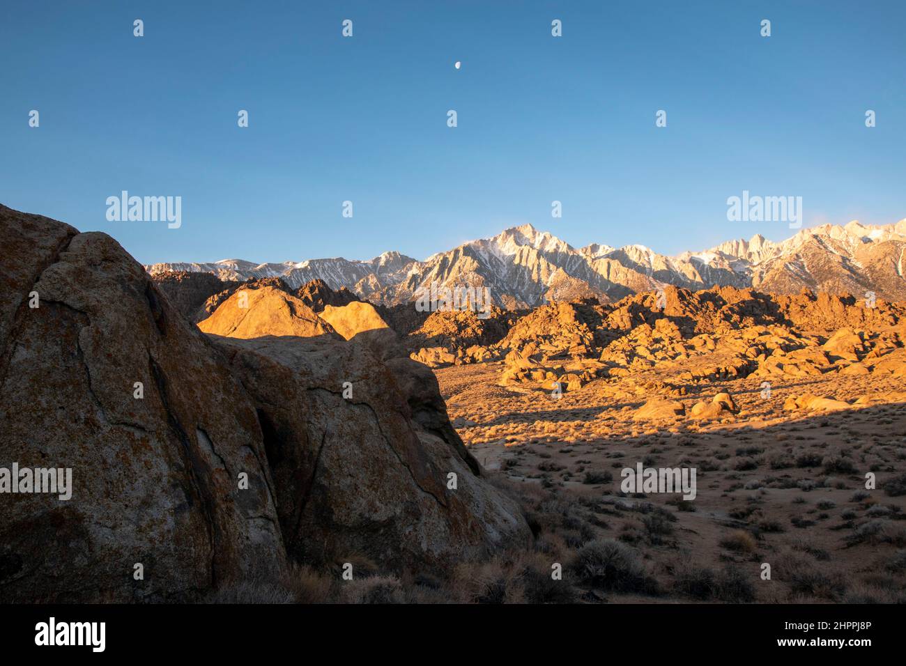 Mt. Whitney, the tallest mountain peak in the lower 48 states, stands ...