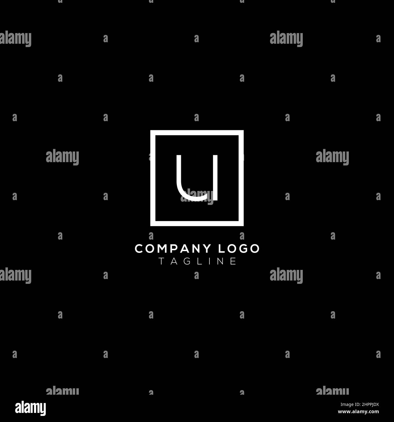 Alphabet U initial letter minimal icon logo Stock Vector Image & Art ...