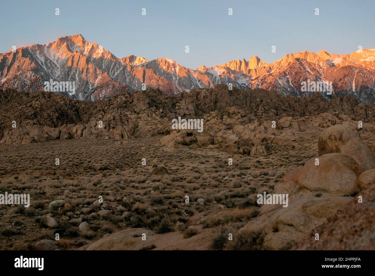 Mt. Whitney, the tallest mountain peak in the lower 48 states, stands ...