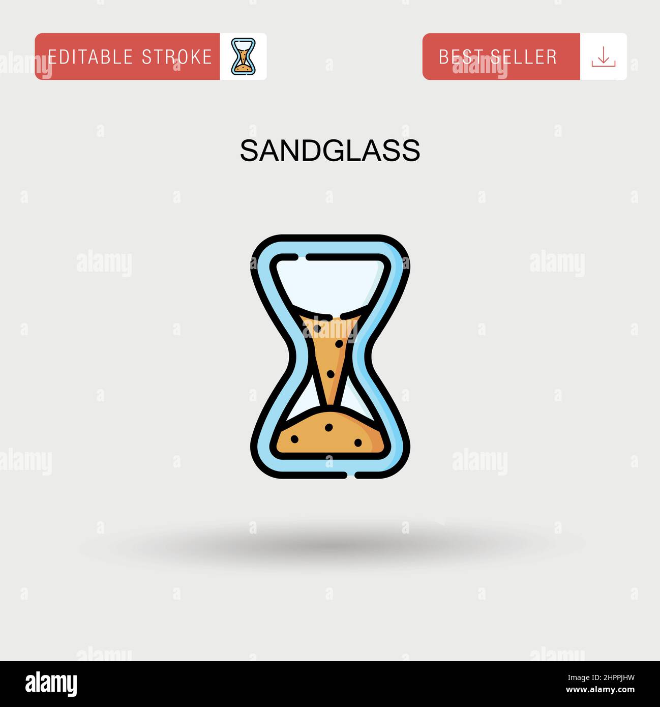 Vector sandglass hi-res stock photography and images - Alamy