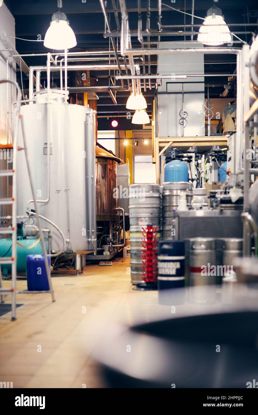 Equipment for the production of craft beer, containers for fermentation ...