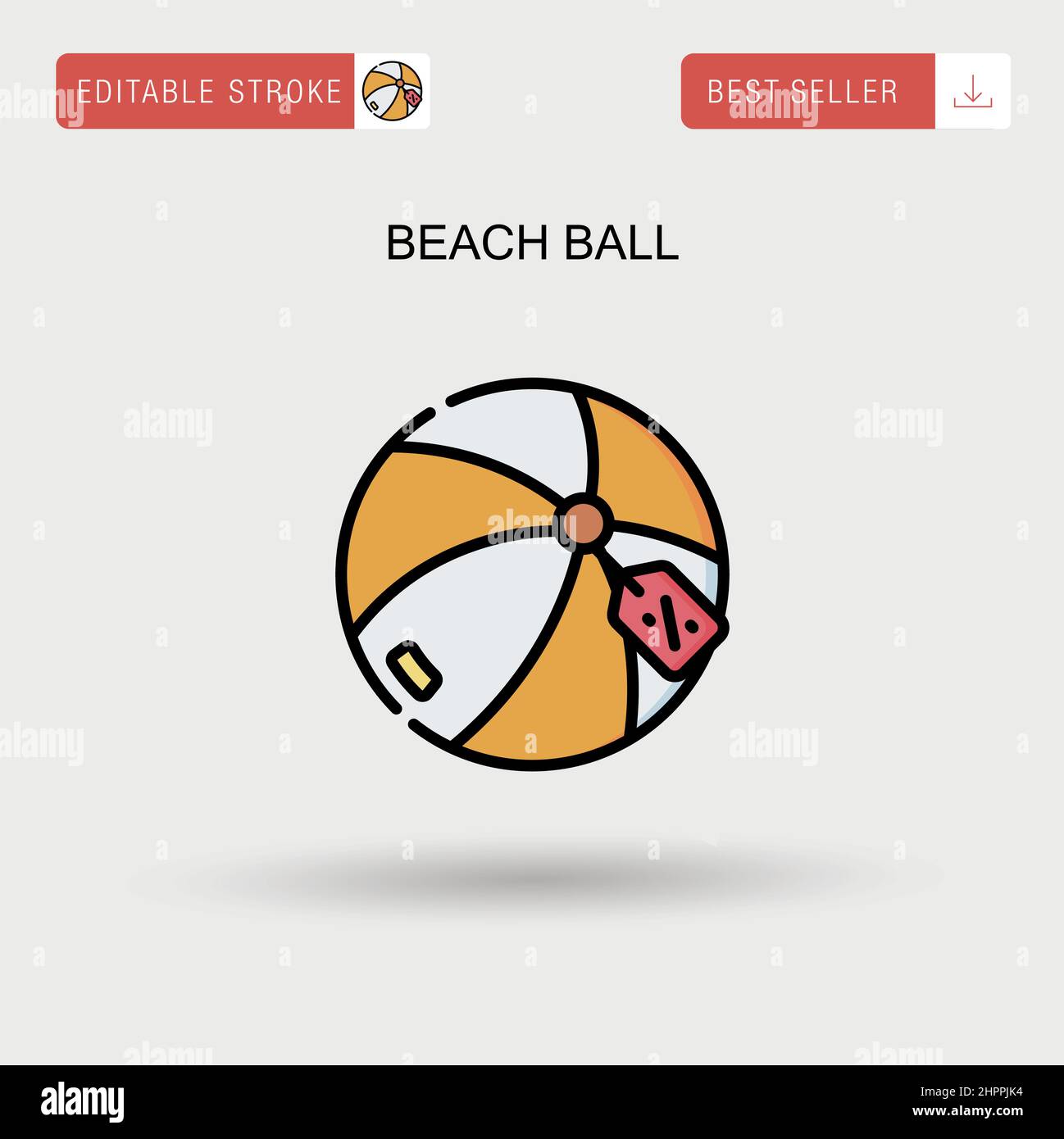 Beach ball Stock Vector Images - Alamy