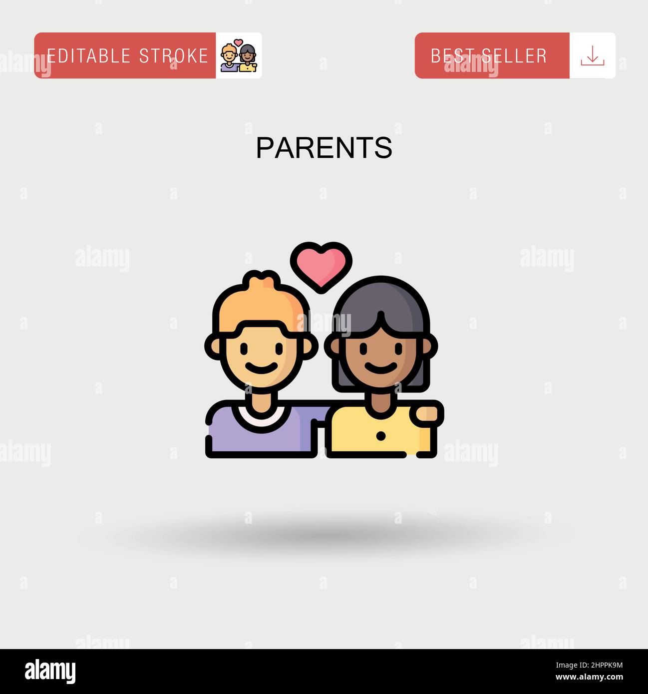 Parents Simple vector icon Stock Vector Image & Art - Alamy