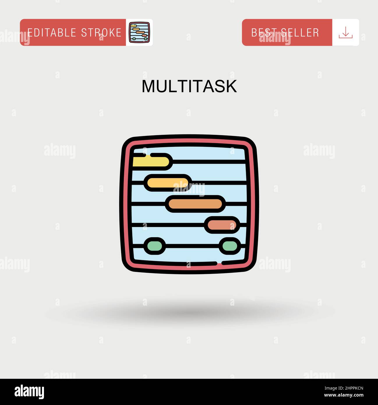 Multitask Simple vector icon Stock Vector Image & Art - Alamy