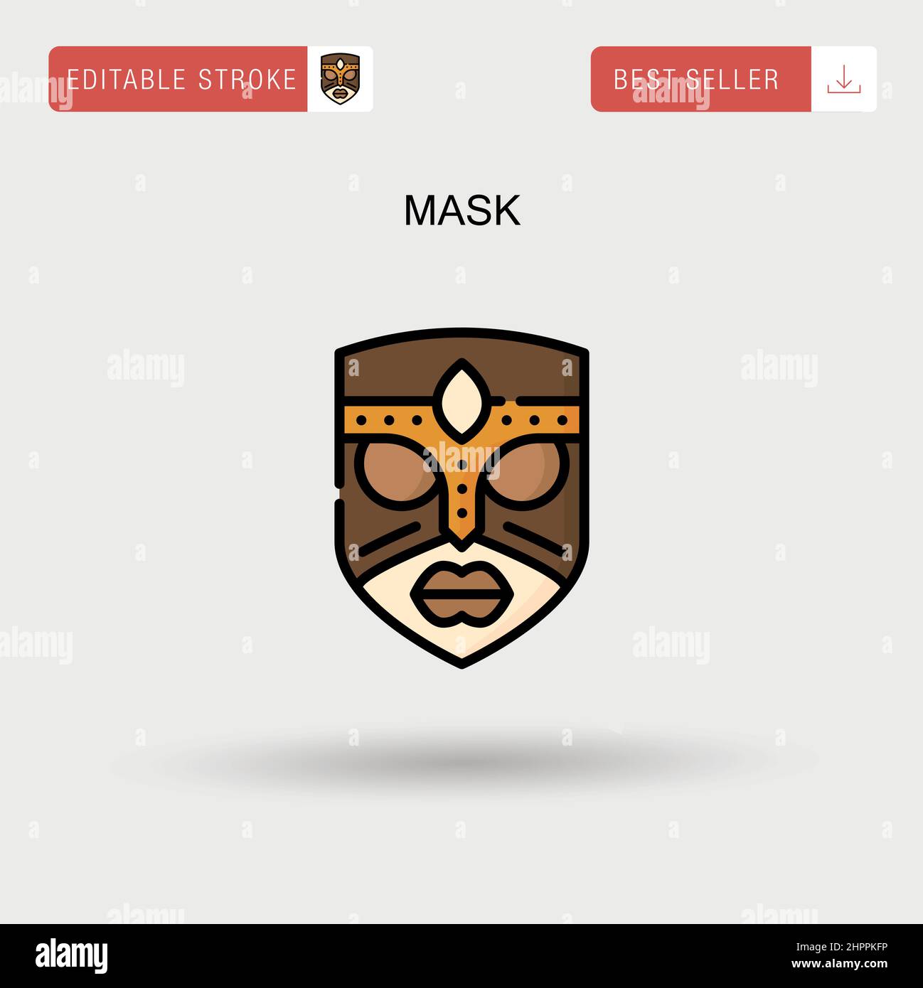 Mask Simple vector icon Stock Vector Image & Art - Alamy
