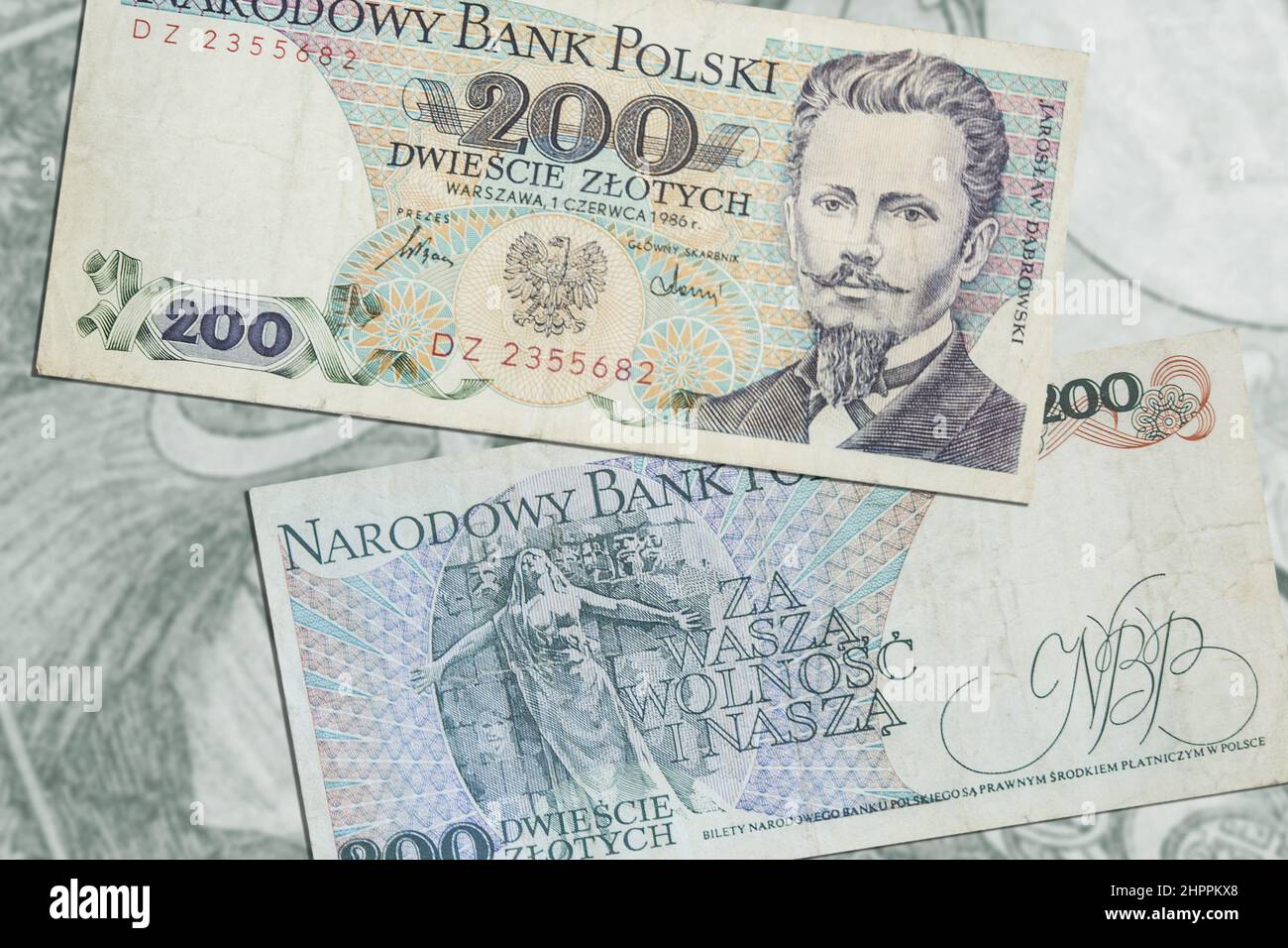 Vintage polish banknote hi-res stock photography and images - Alamy