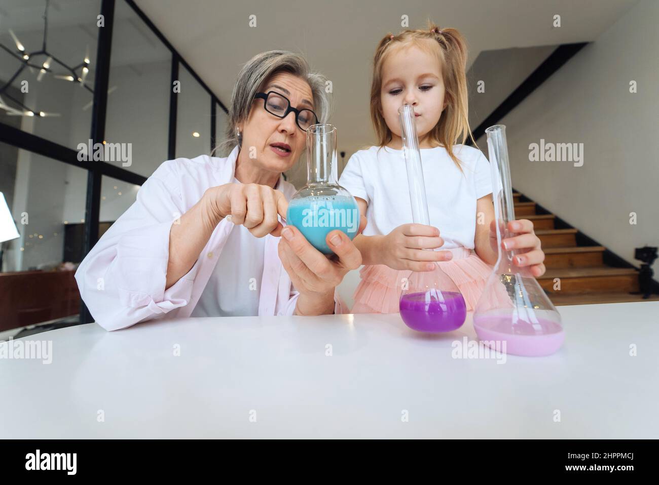 Funny senior playing kid hi-res stock photography and images - Alamy