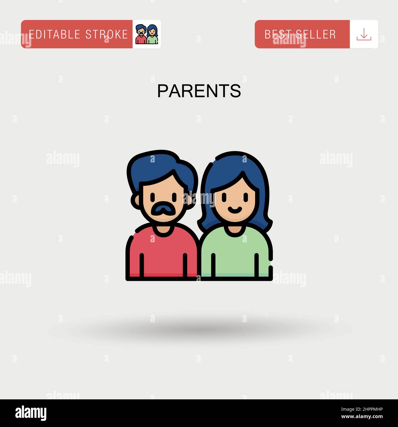 Parents Simple vector icon Stock Vector Image & Art - Alamy