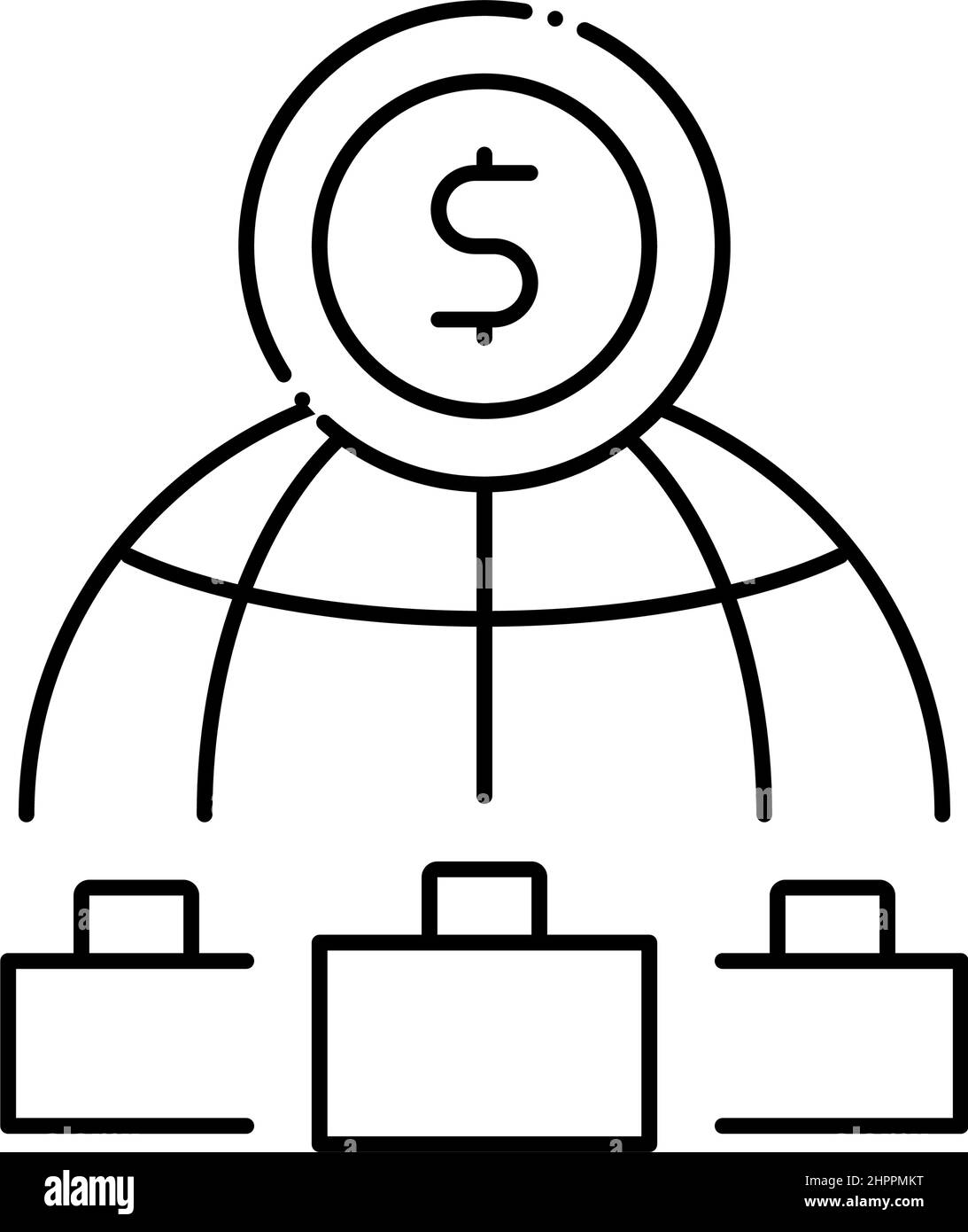 trade union line icon vector illustration Stock Vector Image & Art - Alamy