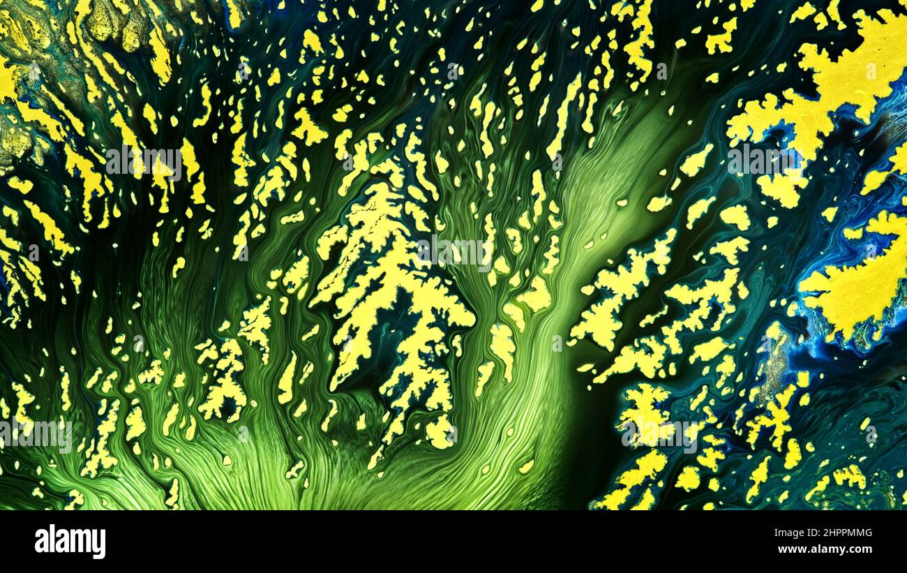 Fluide liquide art acrylic oil paints texture. Backdrop abstract mixing ...