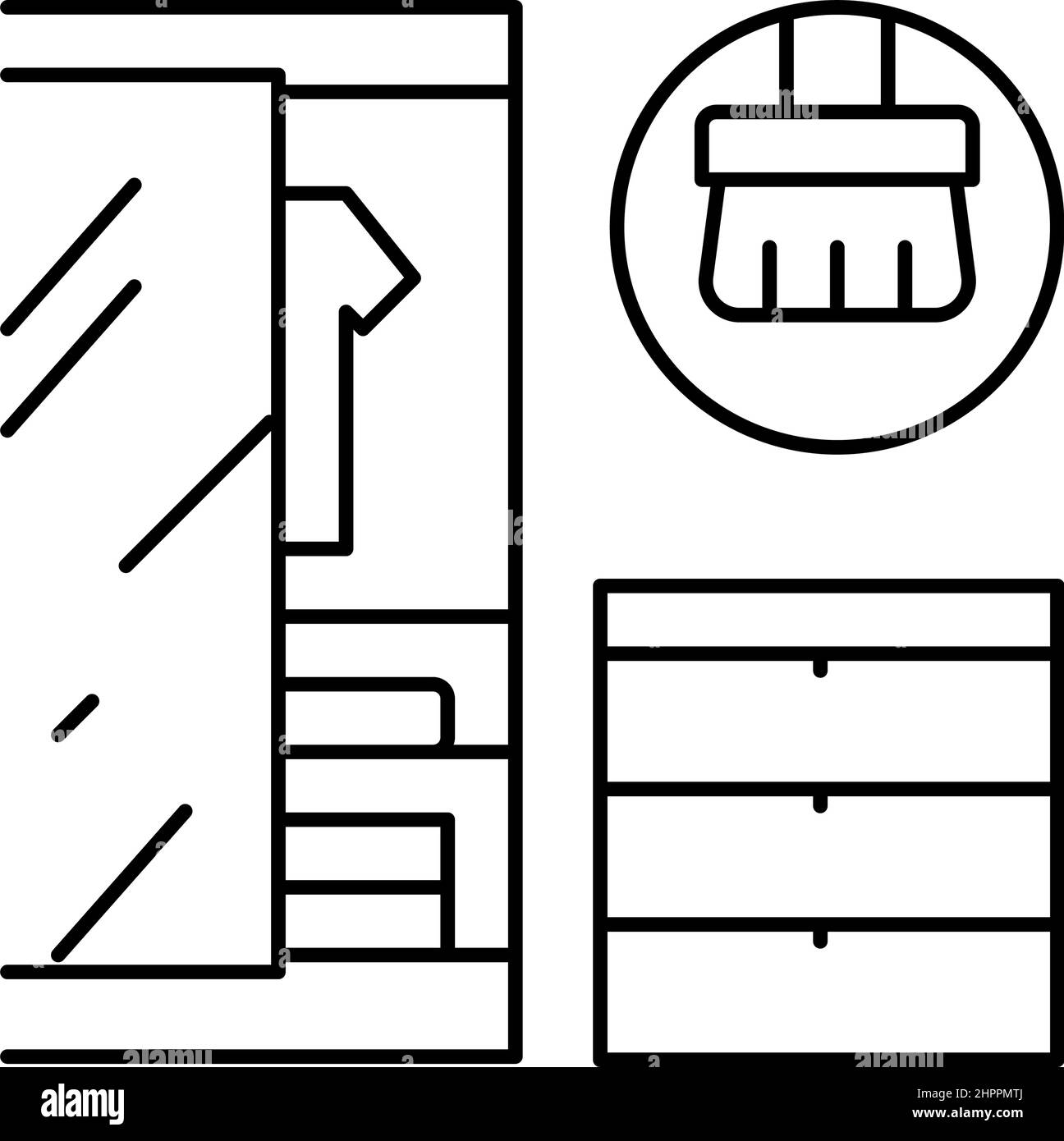 appliance cleaning line icon vector illustration Stock Vector Image ...