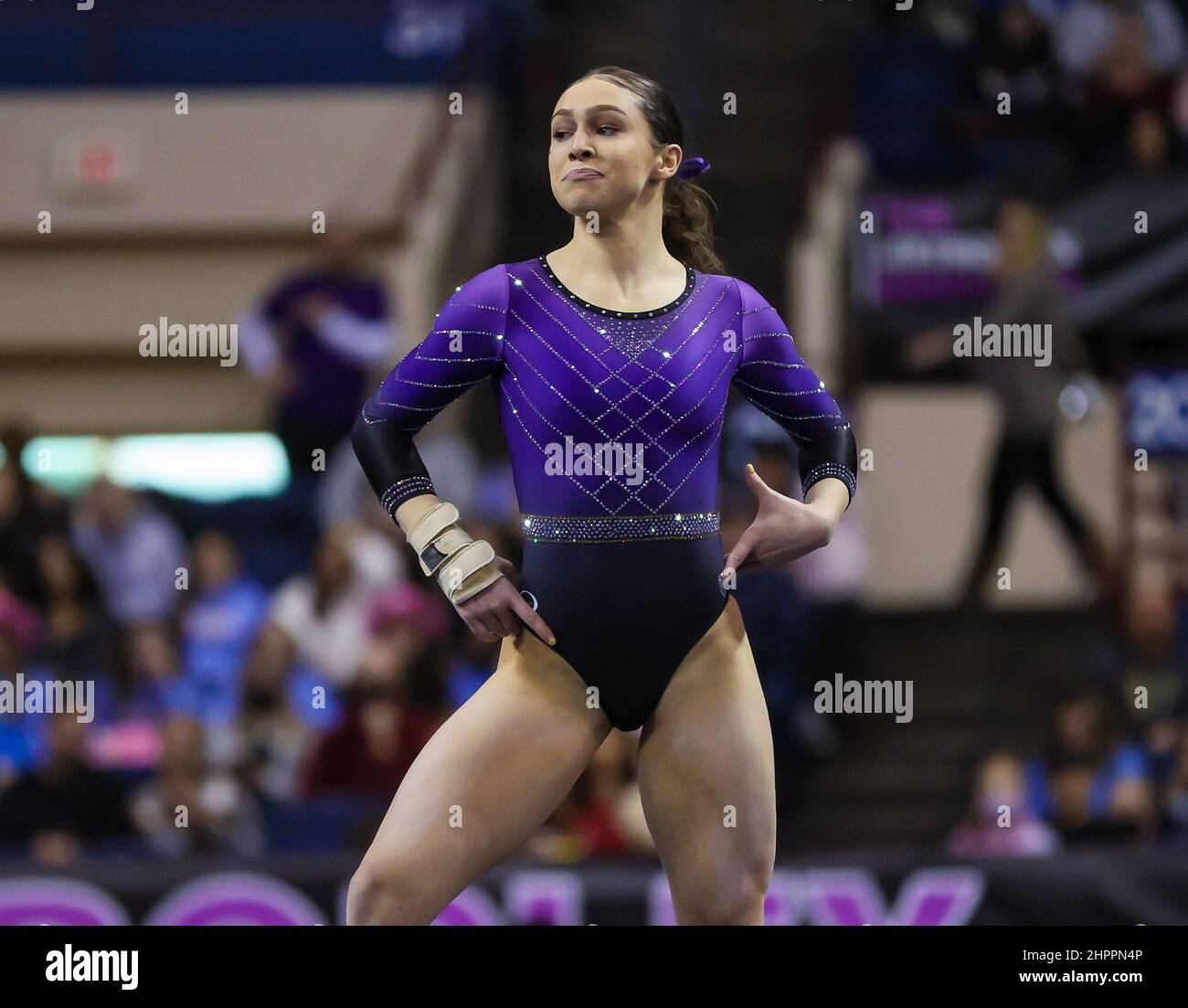 Fort Worth, TX, USA. 19th Feb, 2022. Washginton's Geneva Thompson ...