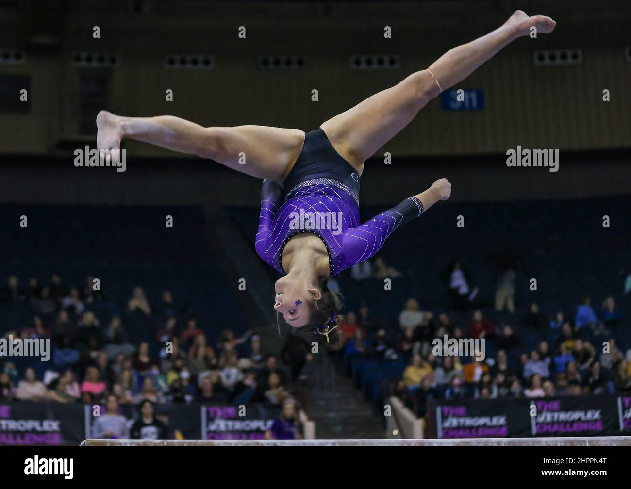 Fort Worth, TX, USA. 19th Feb, 2022. Washington's Skylar Killough ...